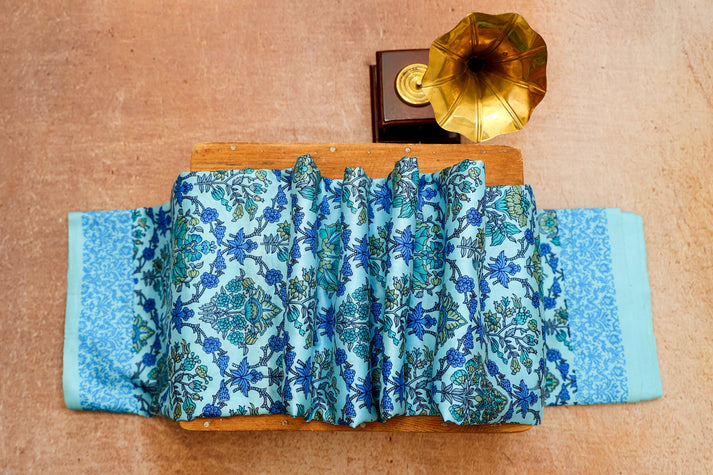 Printed Silk Saree – Priyadarshni Handlooms
